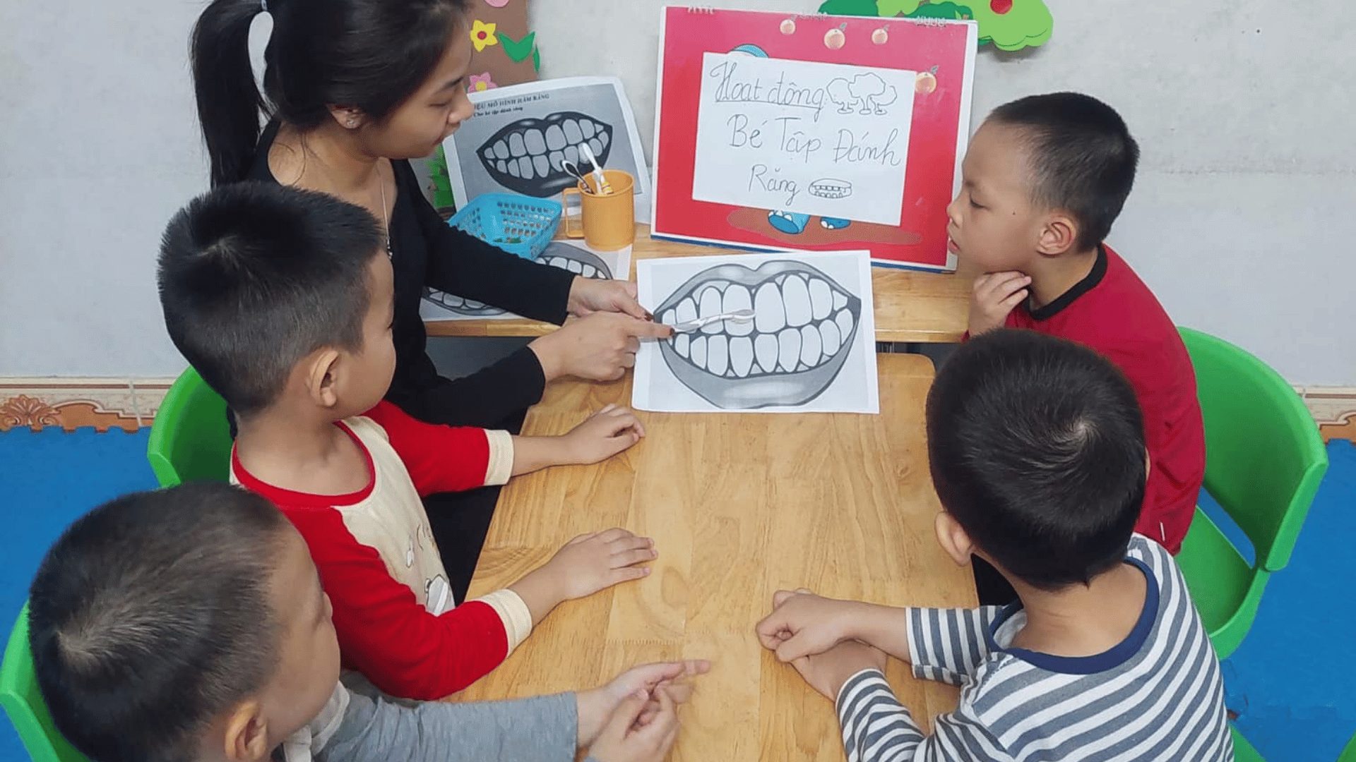 Hoạt động "Bé tập đánh răng" - Trung Tâm Nghiên Cứu Và Ứng Dụng tâm Lý ...